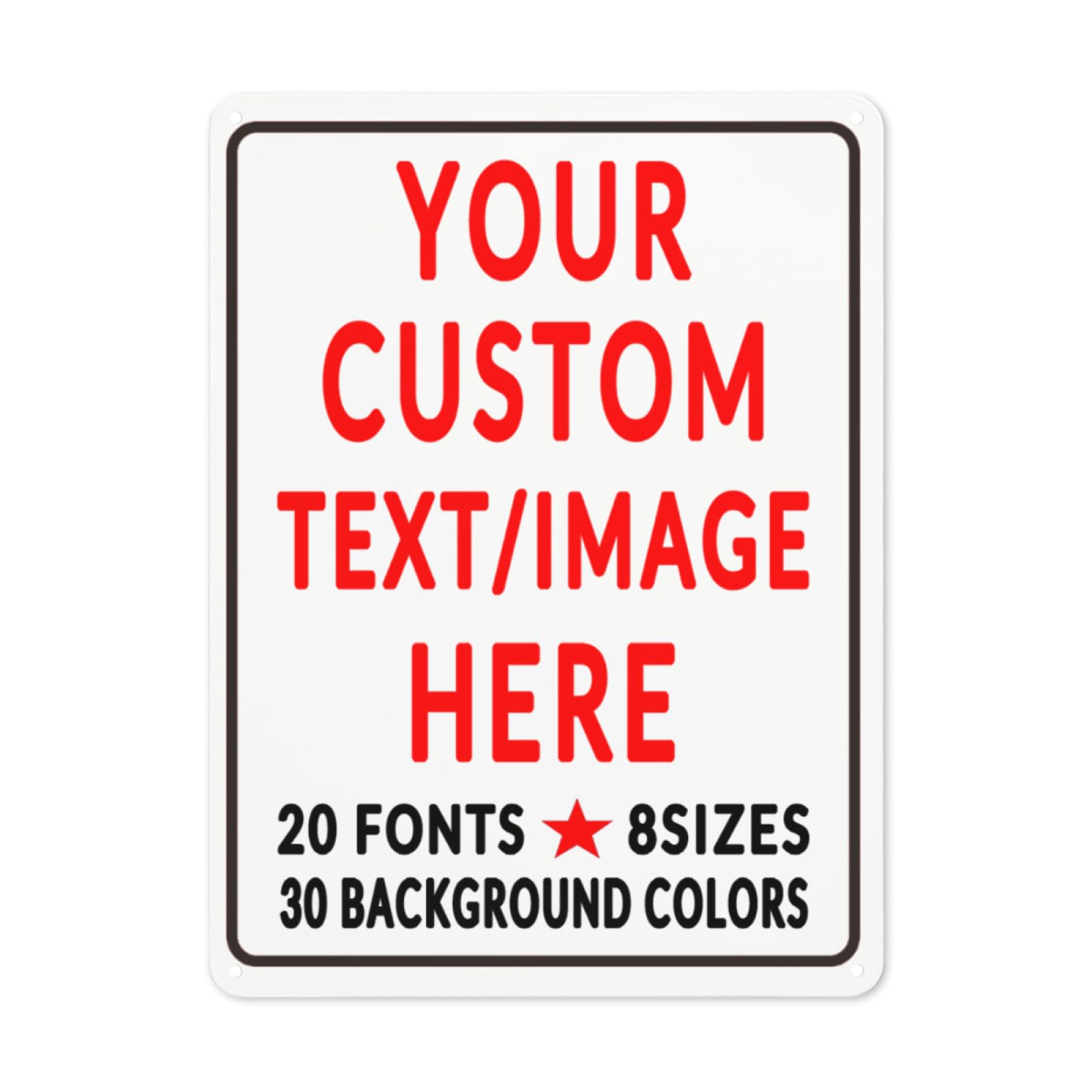 Amazon.com : Custom Signs Personalized Outdoor and Indoor Sign ...