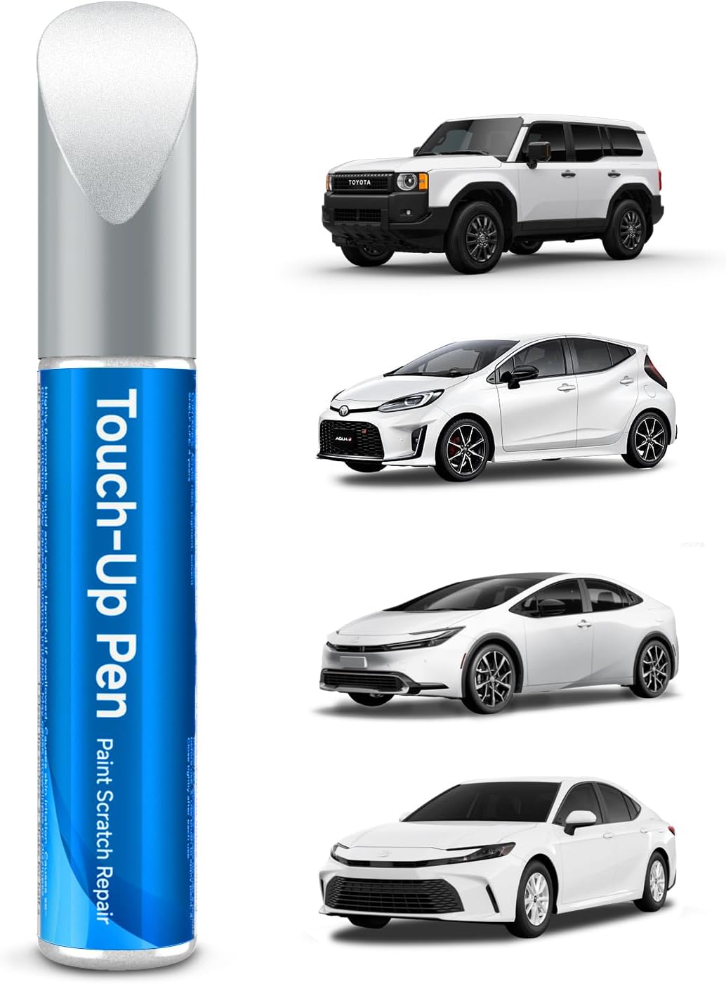 040 Super White/Ice Cap Touch Up Paint Compatible with Toyota Exact ...