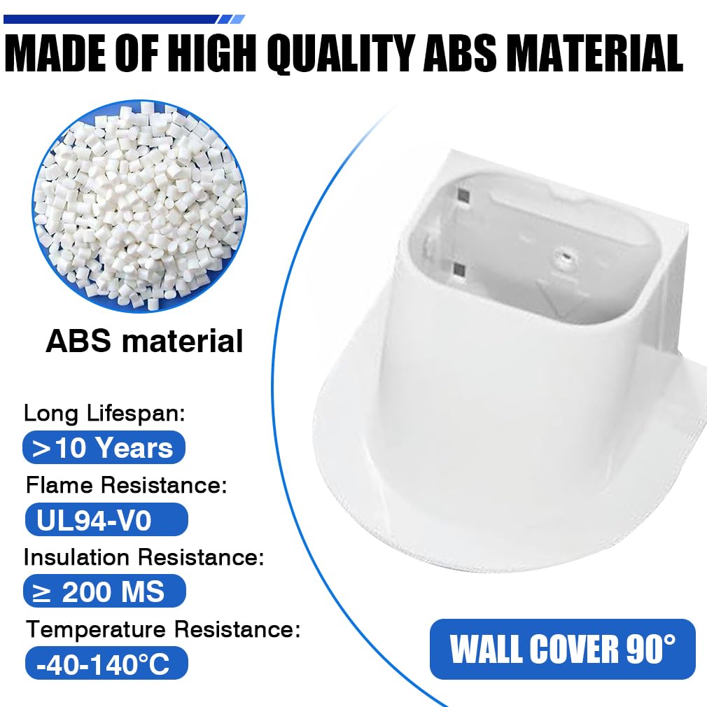 Snapklik.com : 3 W 90 Entry Wall Cover, Decorative PVC Line Set Cover ...