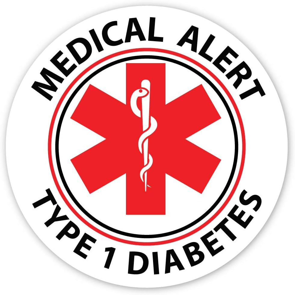 Amazon.com: Medical Alert Reflective Decals by ColorSurge | For ...
