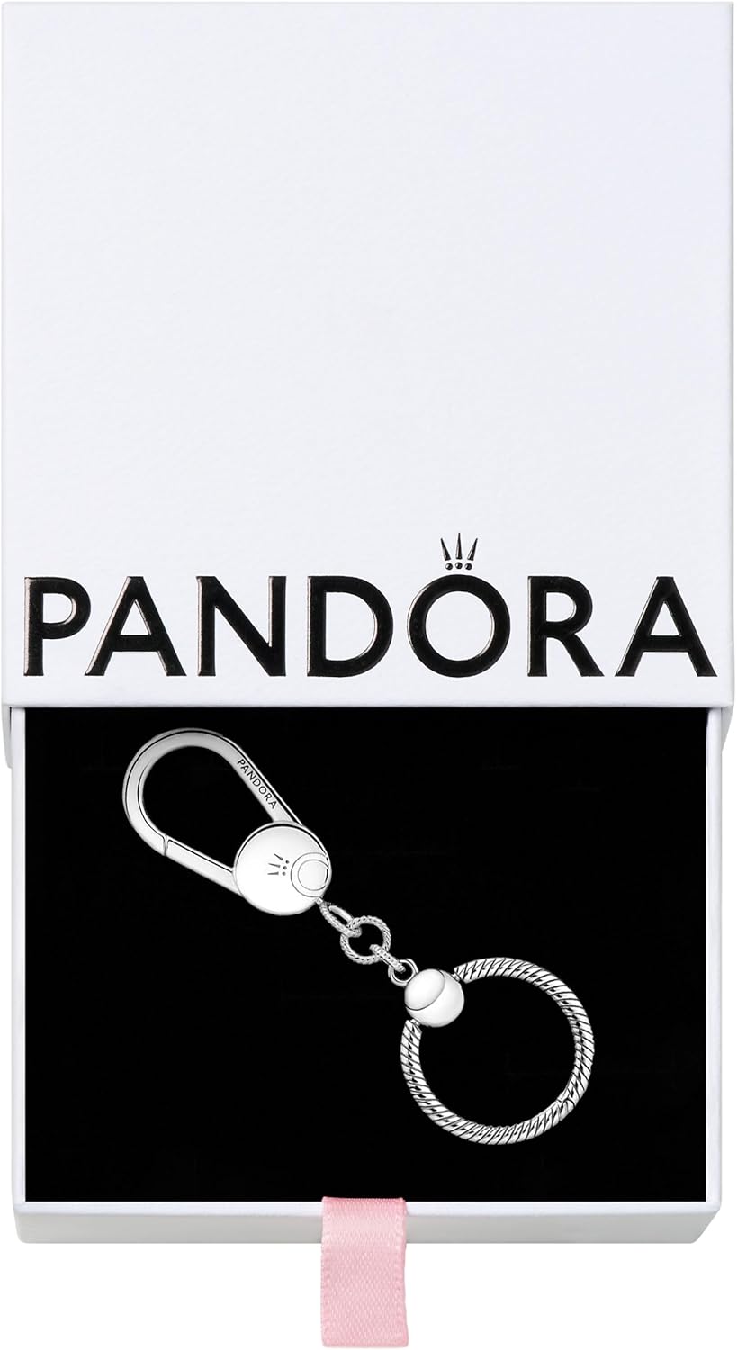 Amazon.com: PANDORA Moments Small Bag Charm Holder - Gift for Her ...