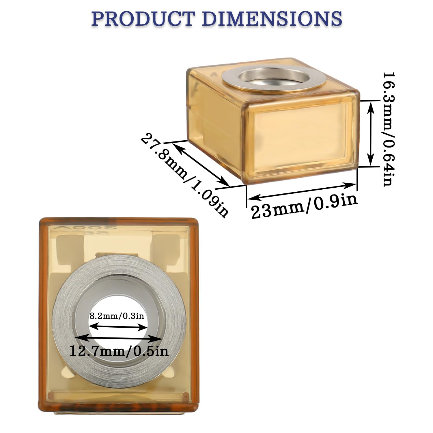 Snapklik.com : MRBF Terminal Fuse Block 125 AMP Marine Rated Battery ...