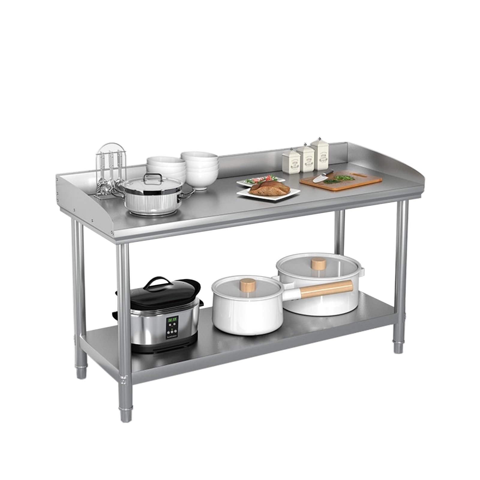 New Stainless Steel Commercial Kitchen Work Food Prep Stainless Steel