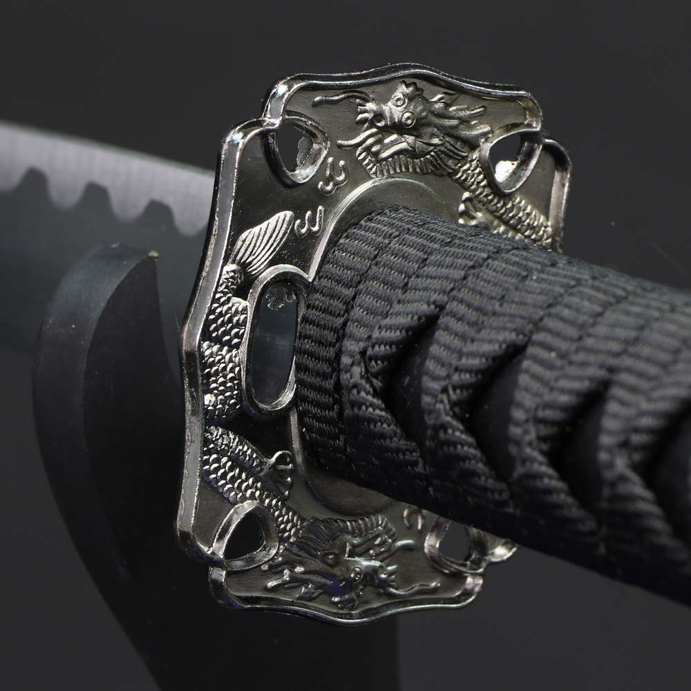 IUWEN Handmade Katana Japanese ,Katana Samurai Sword Set, 3 Piece ...