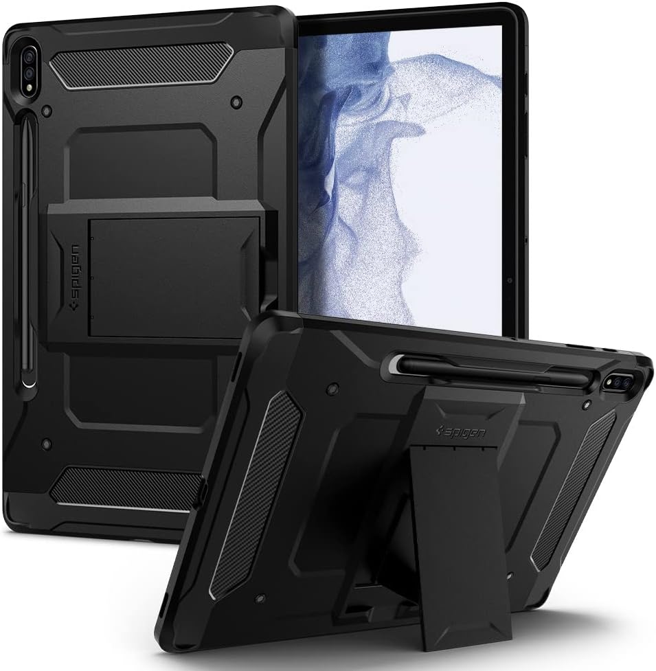 Amazon.com: Spigen Tough Armor Pro Designed for Galaxy Tab S8 Case ...
