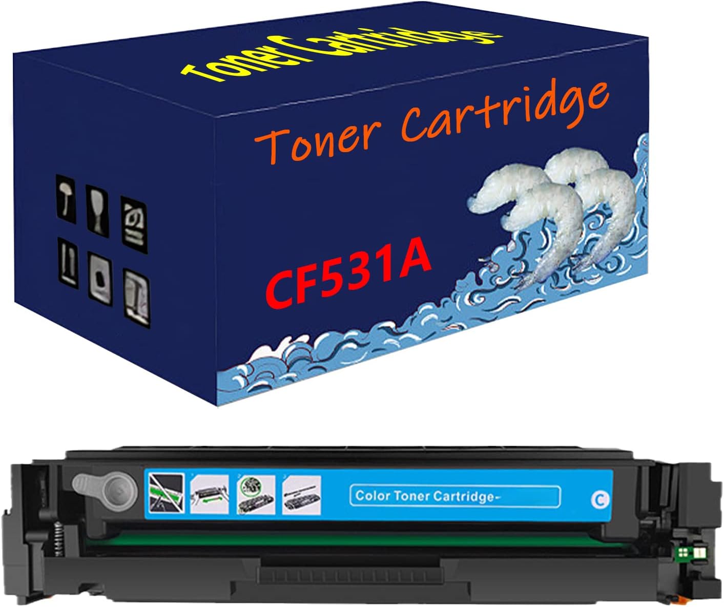 Amazon.com: 205A Toner Cartridge for HP CF530A CF531A CF532A CF533A ...