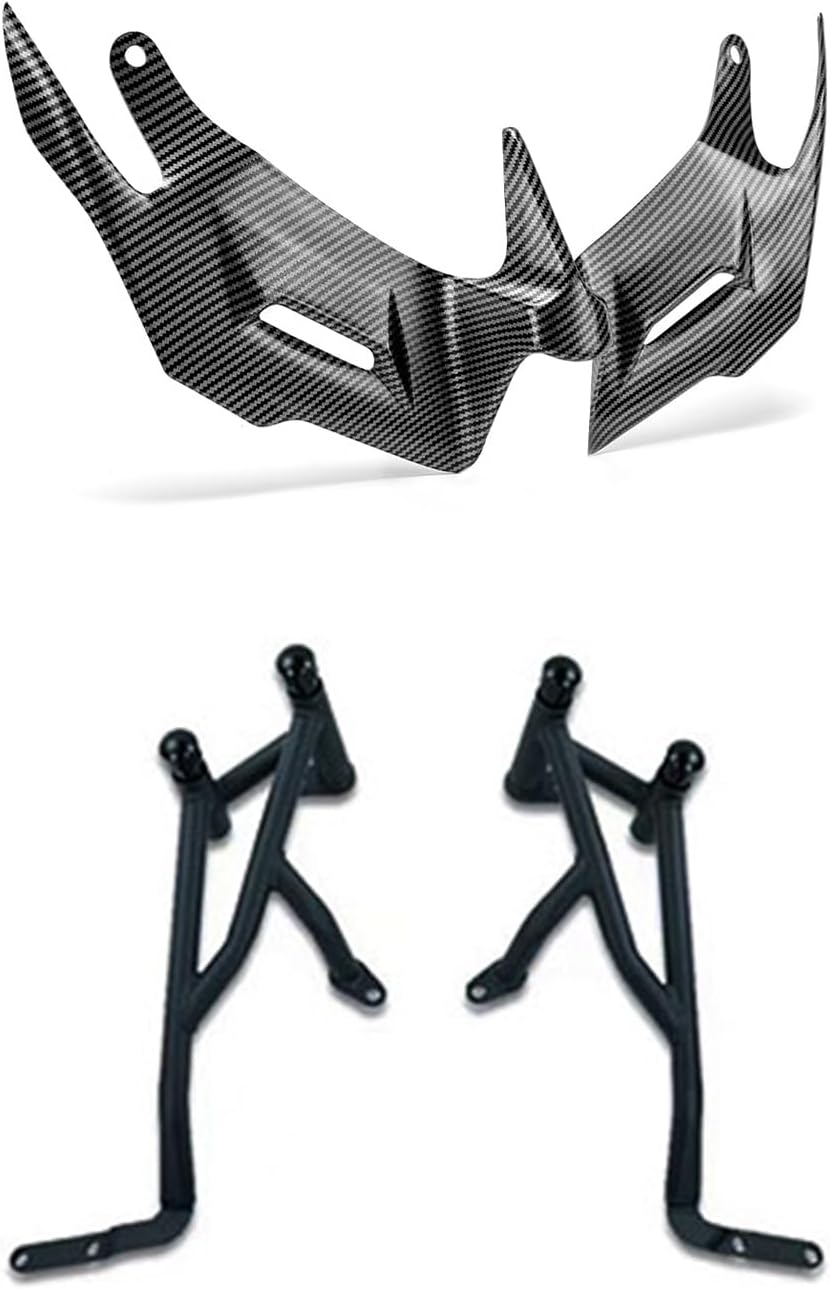 Amazon.com: Engine Guard Highway Crash Bars and Front Fairing Winglet ...