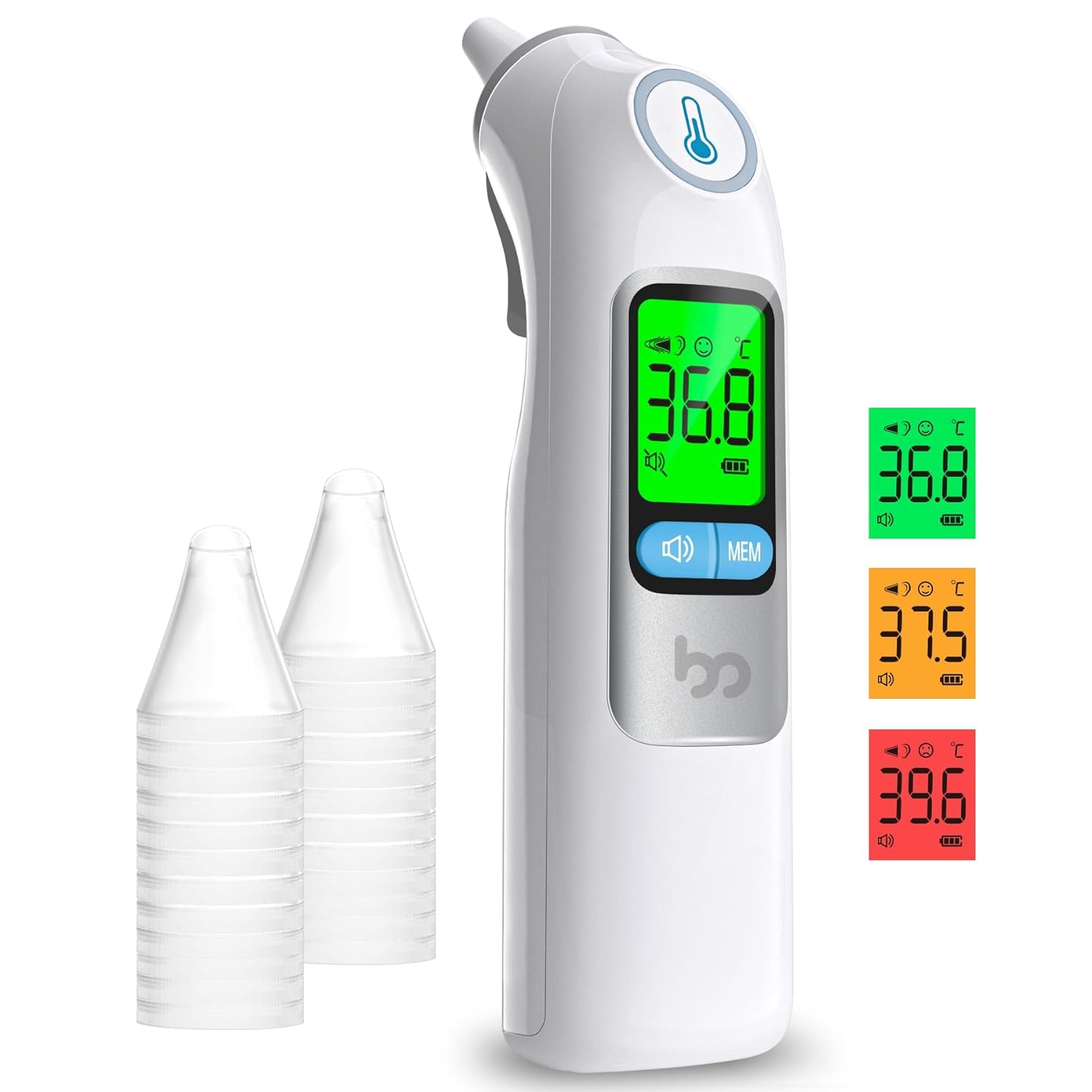 Infrared Ear Thermometer, Accuracy Health Care Therometer for Adults ...