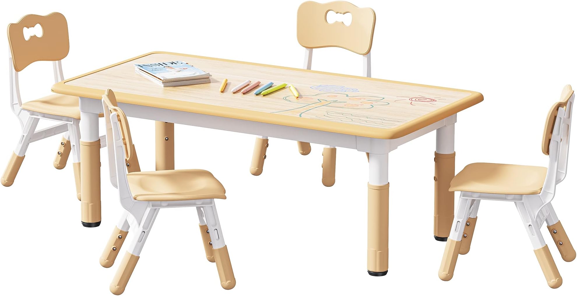 Amazon.com: Nightcore Kids Wooden 4, Activity 2 to 6 Years, Toddler ...