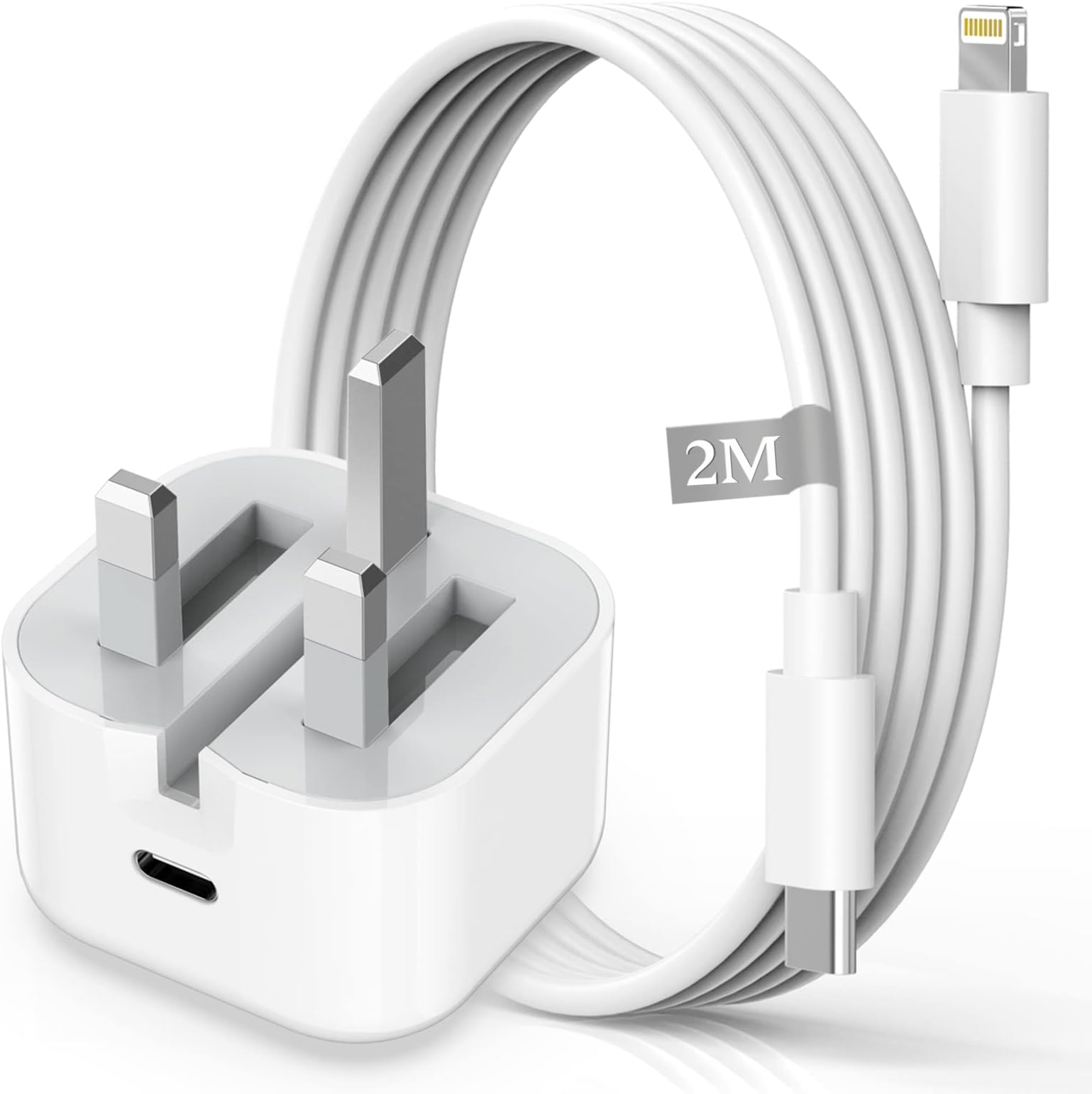 iPhone Fast Charger Cable and Plug 2M[Apple MFi Certified],HOSOW 20W ...