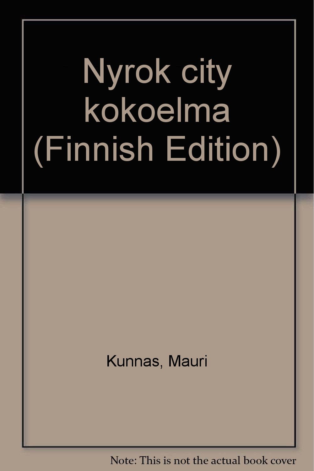 Amazon.com: Nyrok city kokoelma (Finnish Edition): 9789511078661 ...