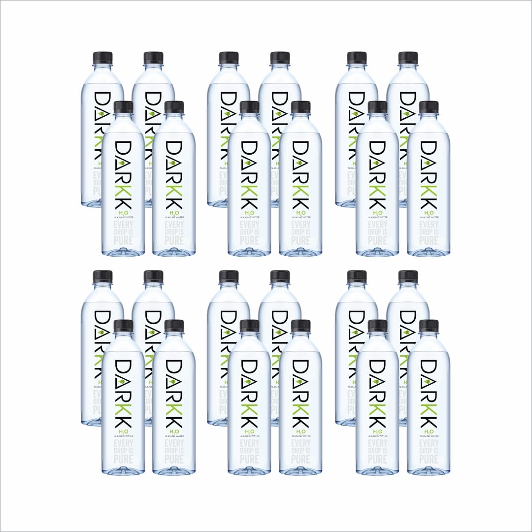 Darkk 9+ pH Alkaline Drink (500ml, Pack of 24) - Balance Body pH, Quick ...