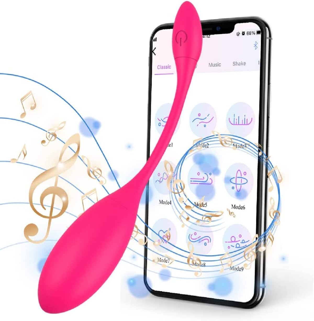 Amazon.com: LEVETT APP Entrenador pélvico inteligente Múltiples modos Impermeable Ejercicio ...