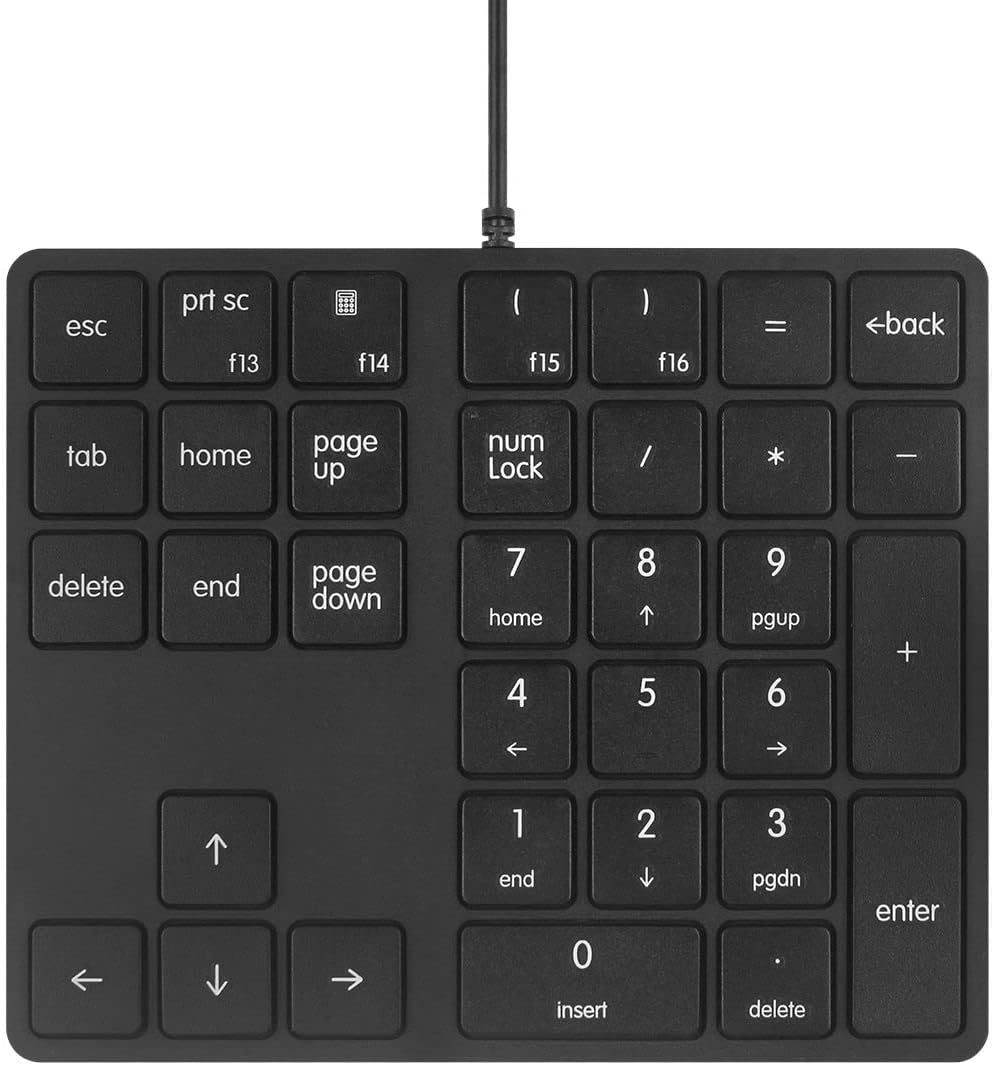 CSL - Numpad Keypad inkl. Mulitmediatasten - USB-Nummerntastenfeld ...