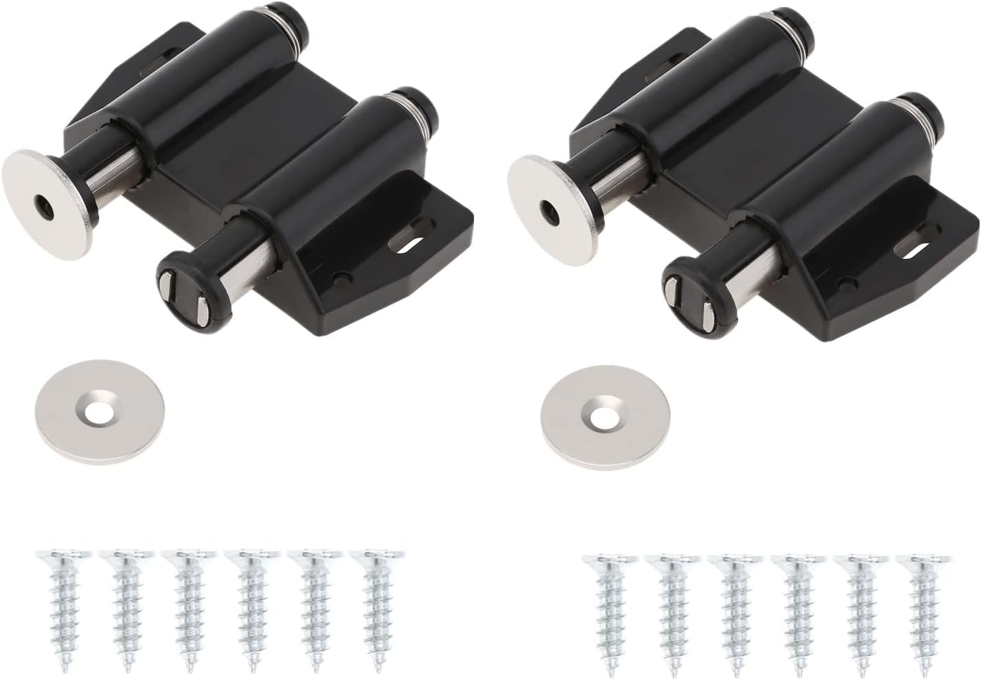 Magnetic Touch Push Open Latch (2, Black) - Amazon.com