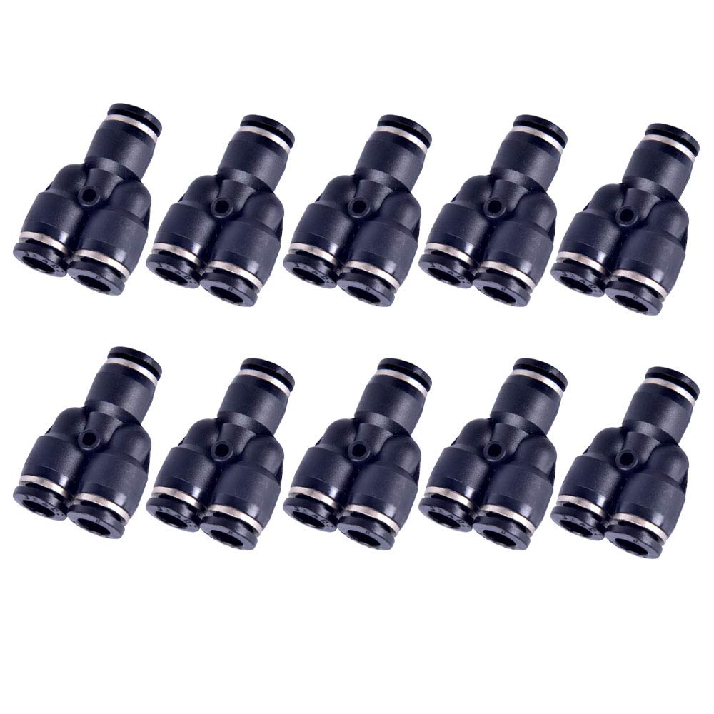 Snapklik.com : Metalwork Push To Connect Pneumatic Fitting, Y-shaped ...