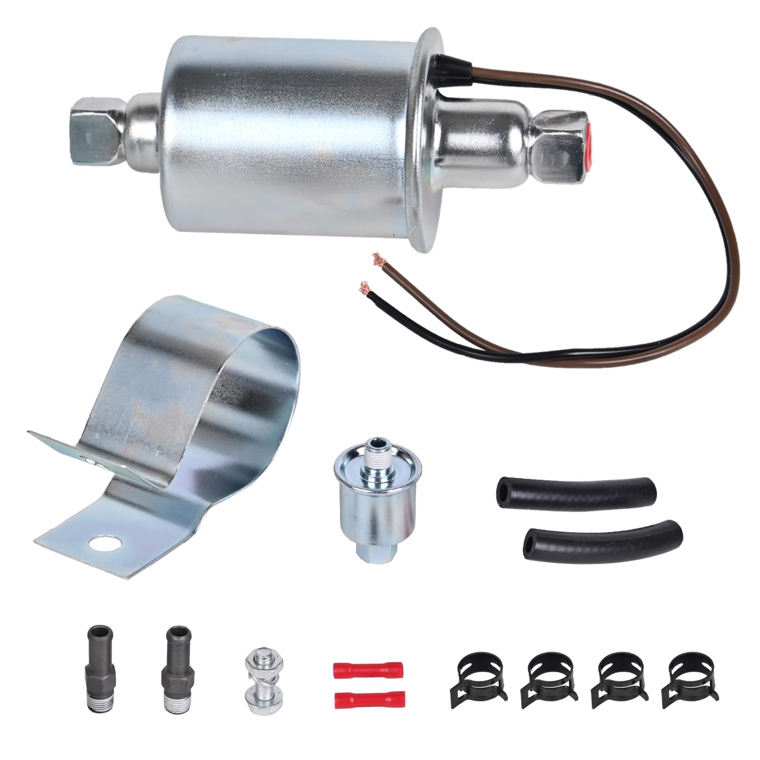 Amazon.com: E8012S Inline Fuel Pump 12V Universal Electric Fuel Pump 5 ...