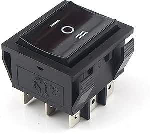 Amazon.com: TPUOTI KCD7-303 Ship Switch ON-Off-ON 9 pin 36 * 31mm ...