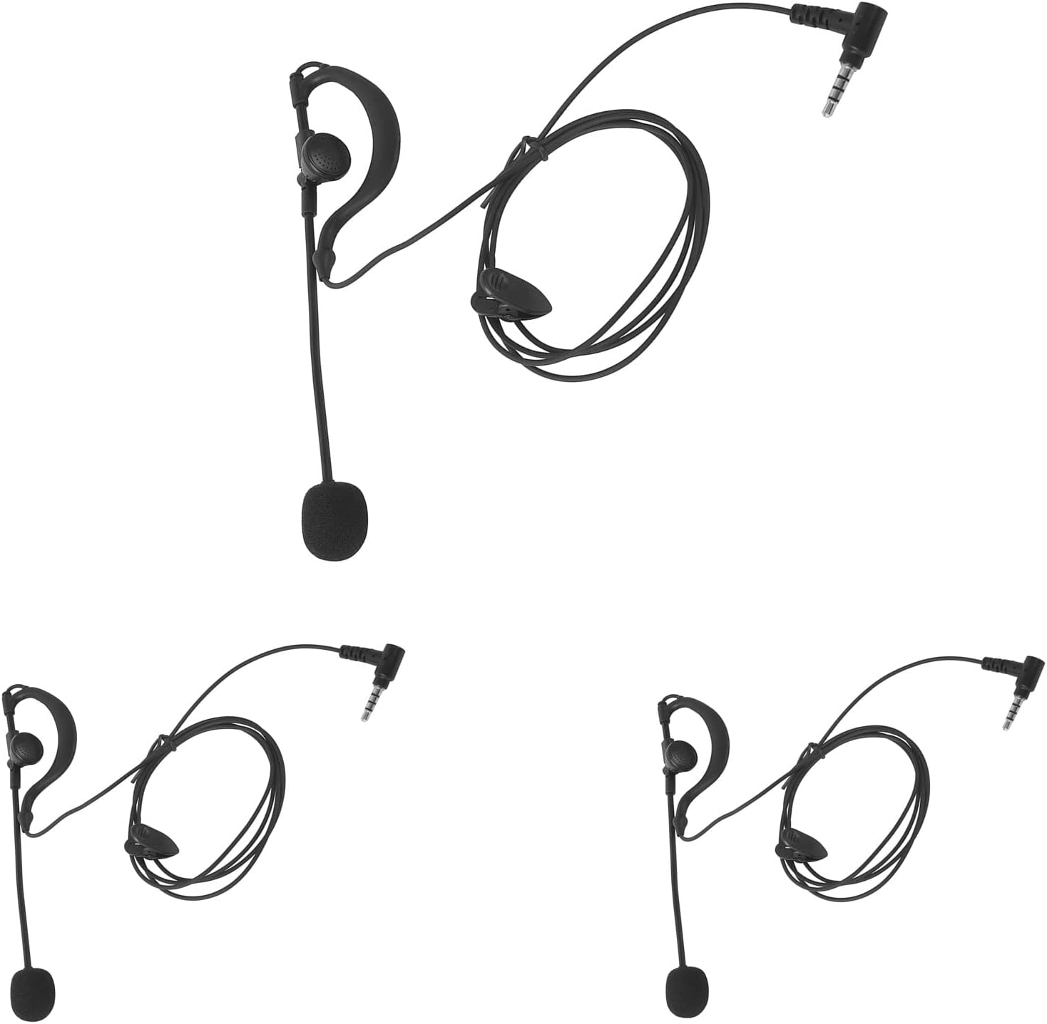 Amazon.com: Pdflie Football Coach Earphone G Shape Soccer Ref Coaching ...