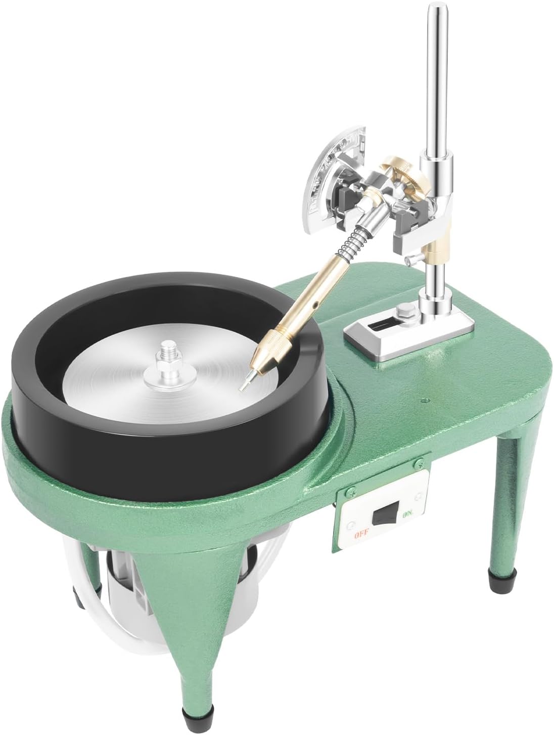 Gem Faceting Machine, Gemstone Flat Grinder Jewelry Lapidary, 180W ...