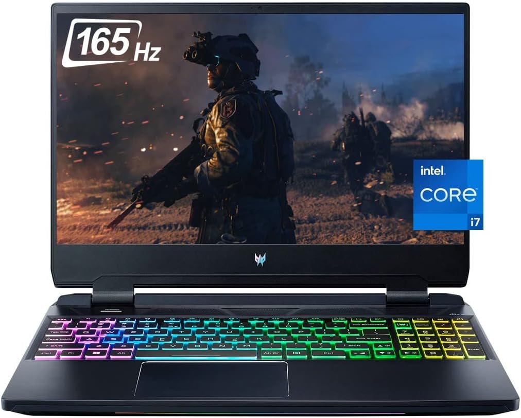 acer 2022 Predator Helios 300 Gaming Laptop, 15.6" FHD IPS 165Hz 3ms ...