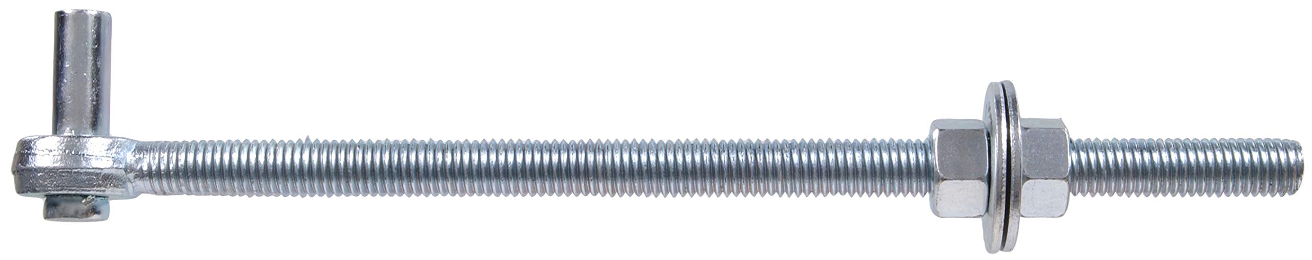 Amazon.com: Hardware Essentials Zinc Gate Bolt Hook 5/8" x 12", Steel ...