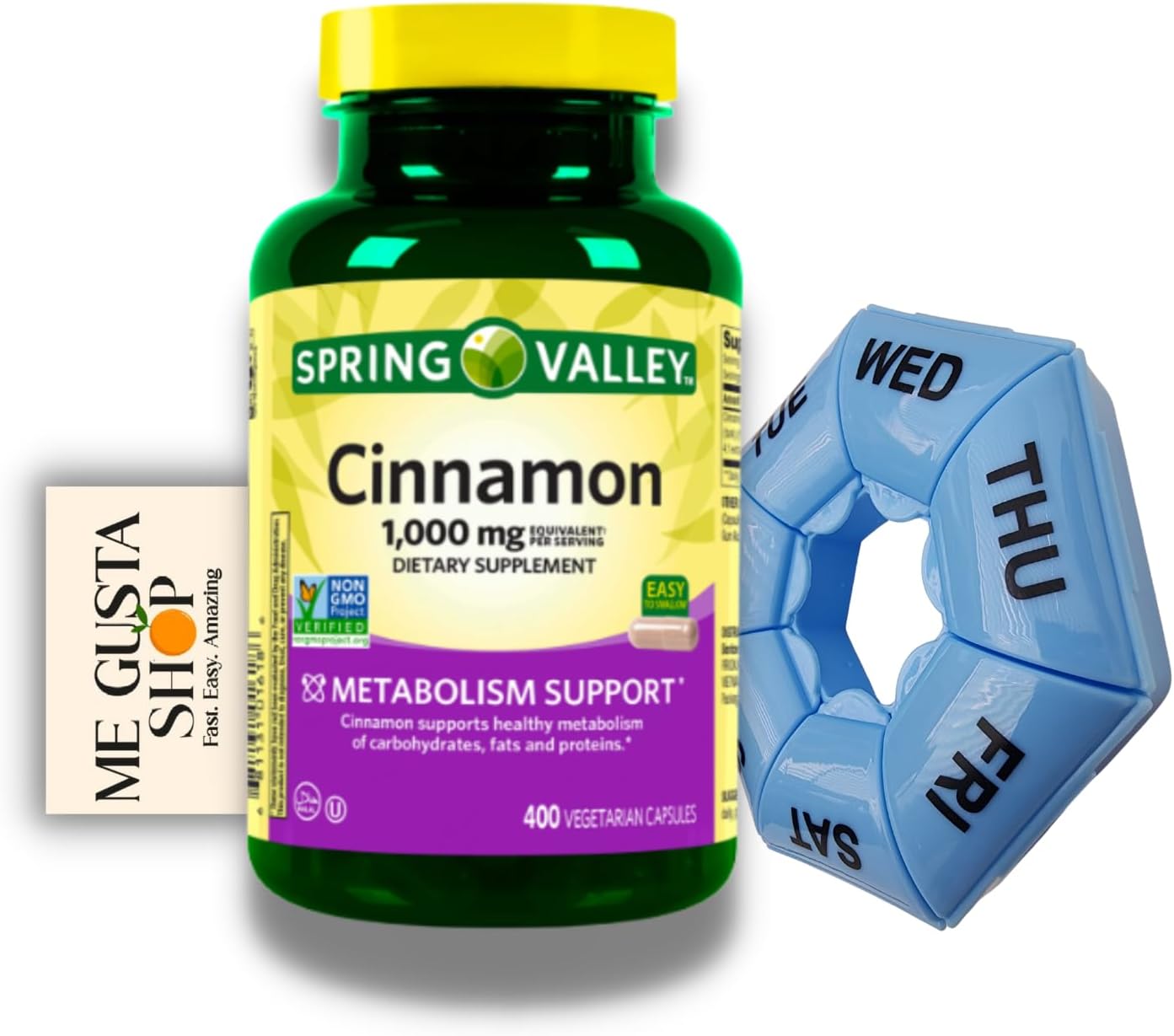 Amazon.com: Spring Valley Cinnamon 1000 mg Dietary Supplement, 400 ...