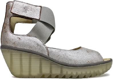 Amazon.com | Fly London Women's Wedges Sandal, Pearl, 7 | Platforms ...