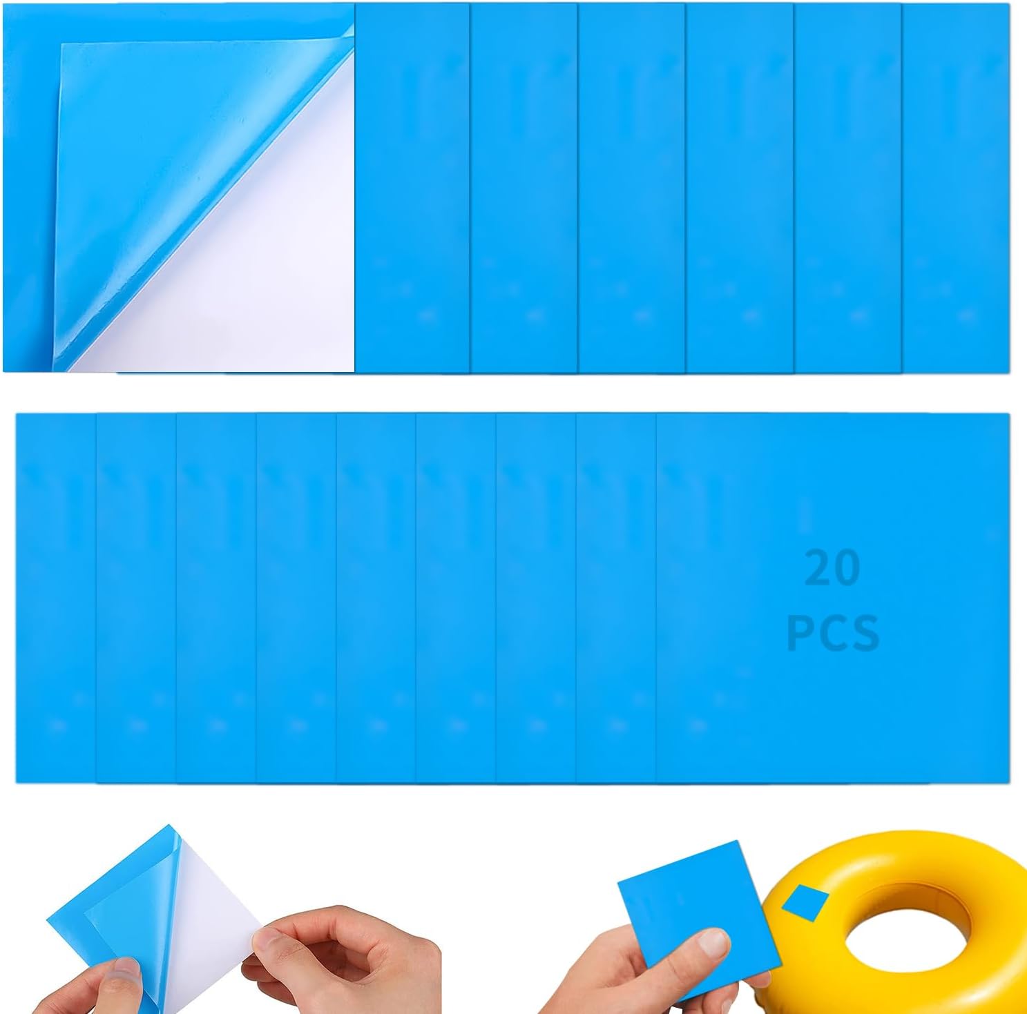 20 Pièces Rustine Piscine, Kit Reparation Piscine, Kit Reparation spa ...