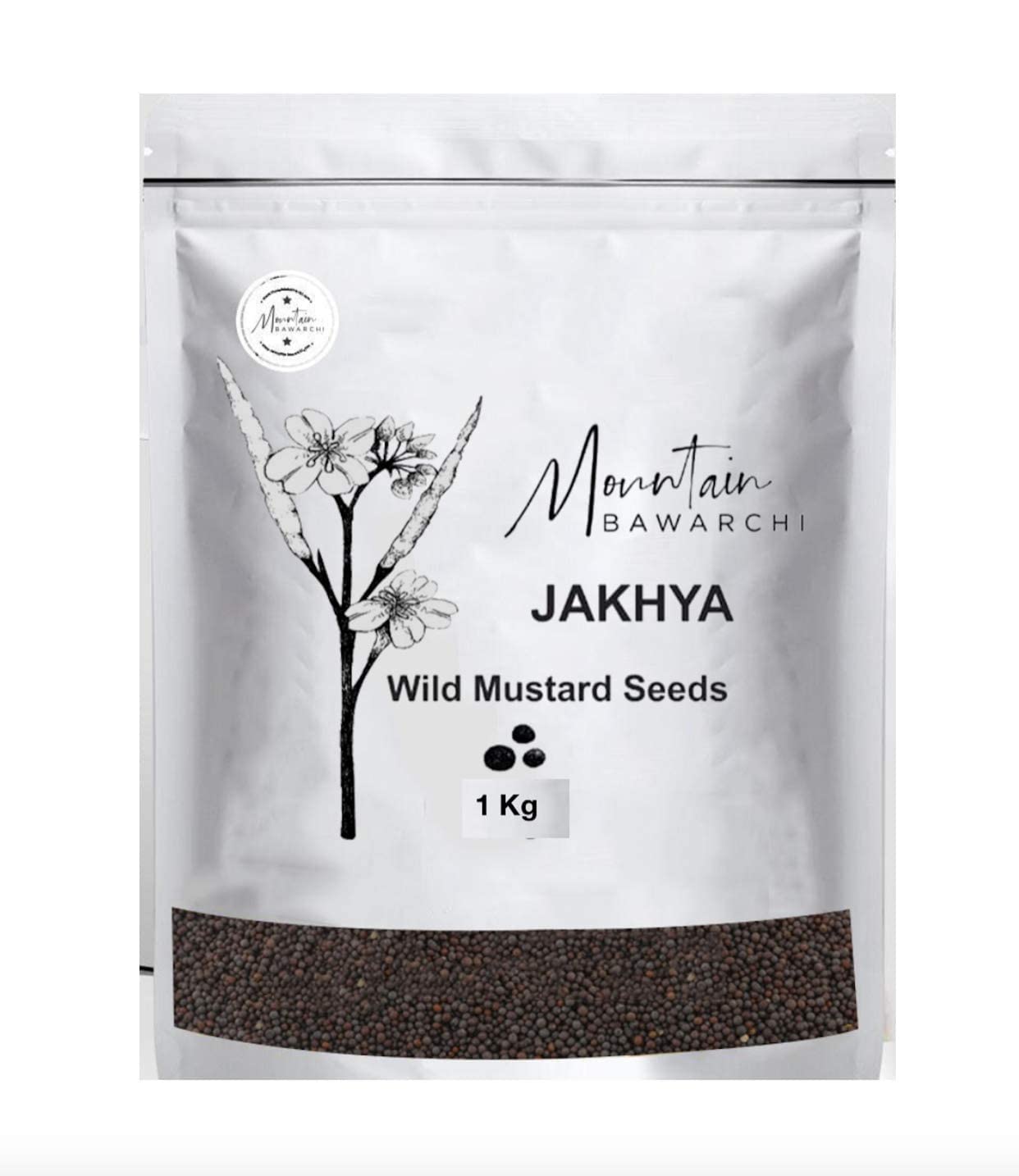 Mountain Bawarchi Jakhya 1kg | Black Jakhiya Seeds, Cleome Viscose ...