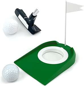 Golf Putting Cup, Golf Putting Hole + Golf Ball, Men Women Kids Golf ...