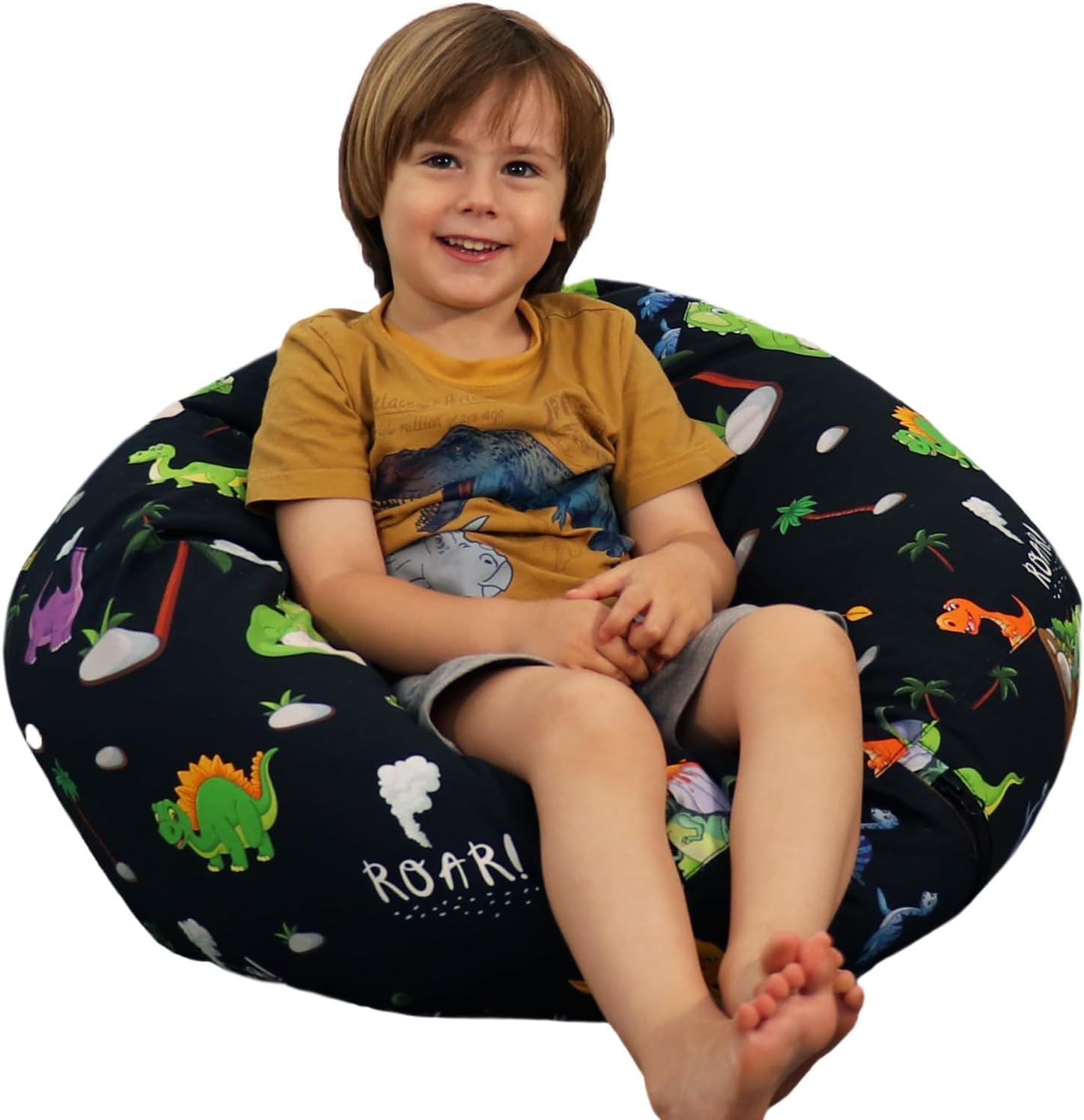 Amazon.com: SMART WALLABY Stuffed Animal Storage, Bean Bag Chairs for ...