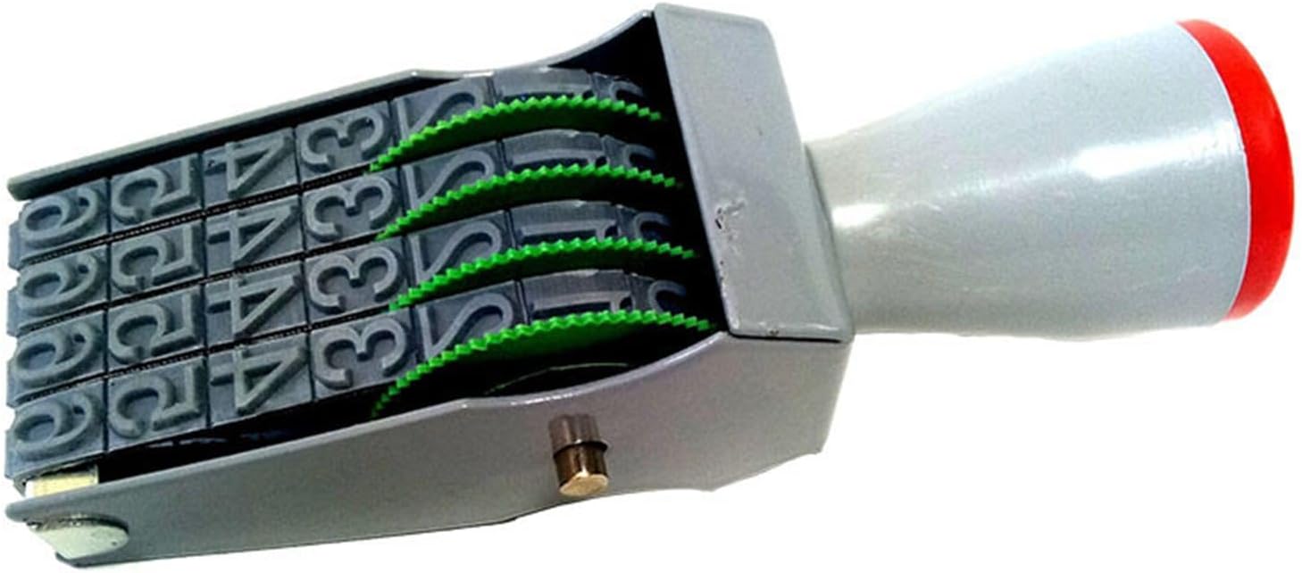 Amazon.com : Rubber Number Stamp Roller Date Stamp 4 Digits ...