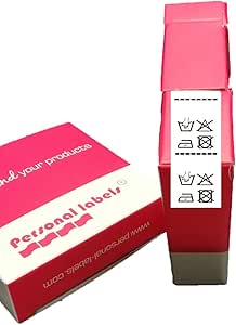 PERSONAL LABELS 100 Hand Wash Labels to Sew on Your Garments : Amazon ...