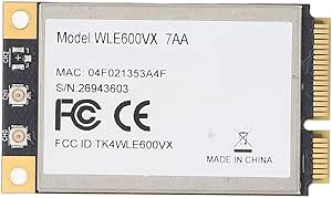 Amazon.com: Wi Fi 5 WLE600VX QCA9882 Card, 2.4G 5G Band 867Mbps 2X U.FL ...