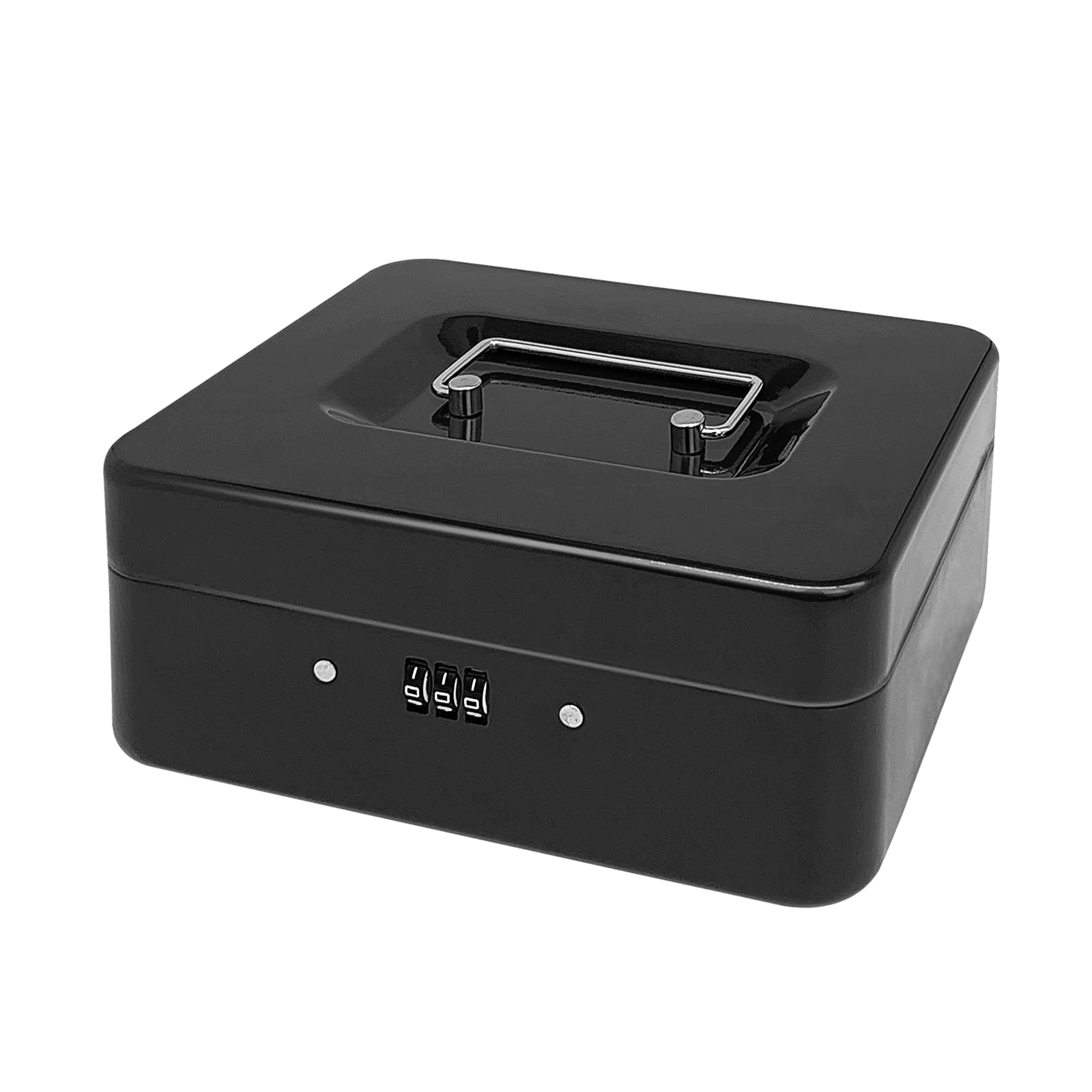 Amazon.com: Steel Cash Box with Combination Lock, Metal Small Money ...