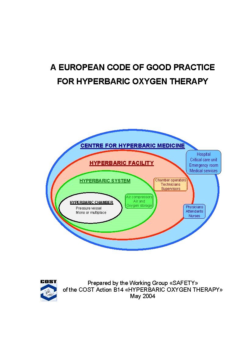 Buy A EUROPEAN CODE OF GOOD PRACTICE FOR HYPERBARIC OXYGEN THERAPY ...