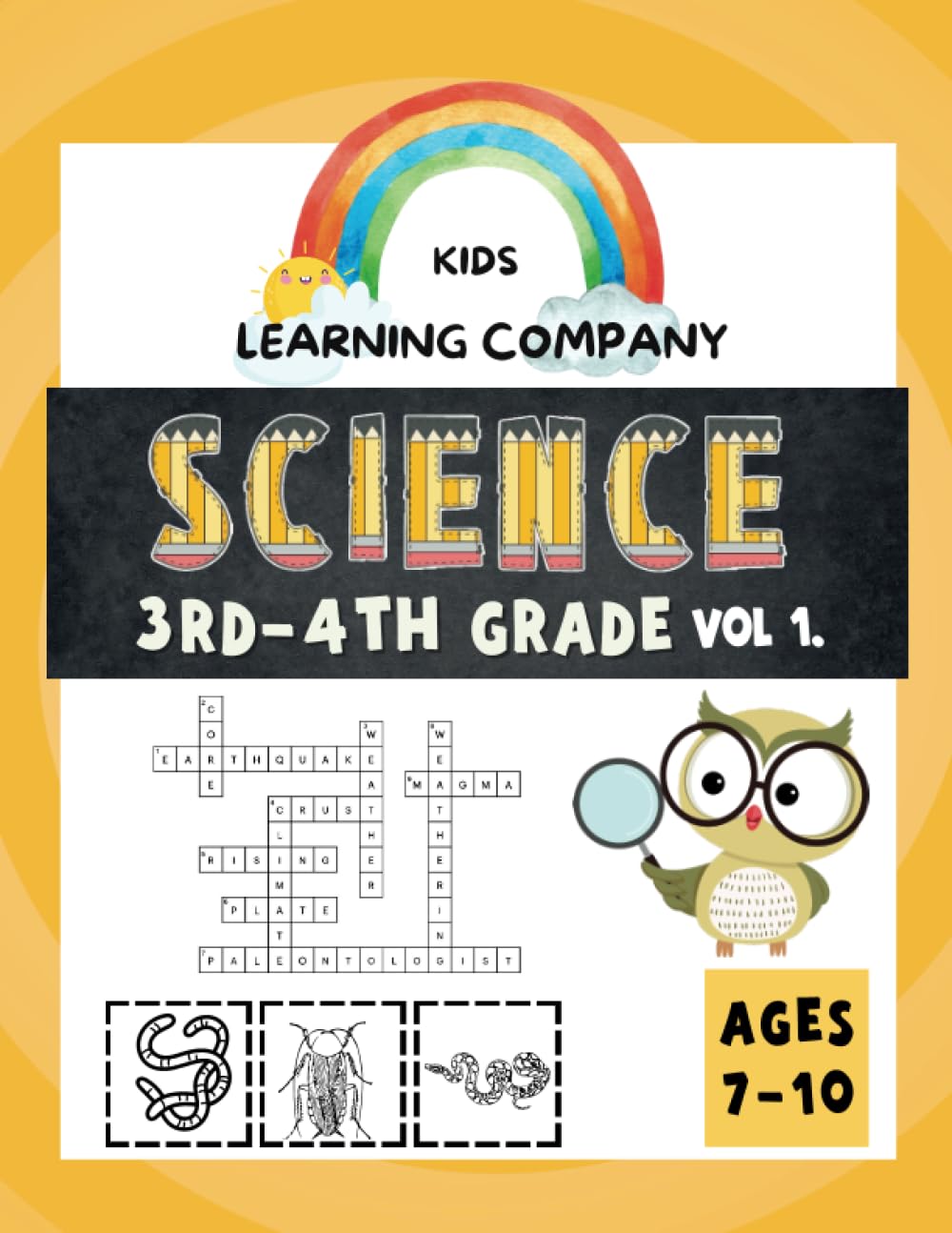 Amazon.com: 3rd-4th Grade Science Activities workbook, Ages 7-10 Vol 1 ...