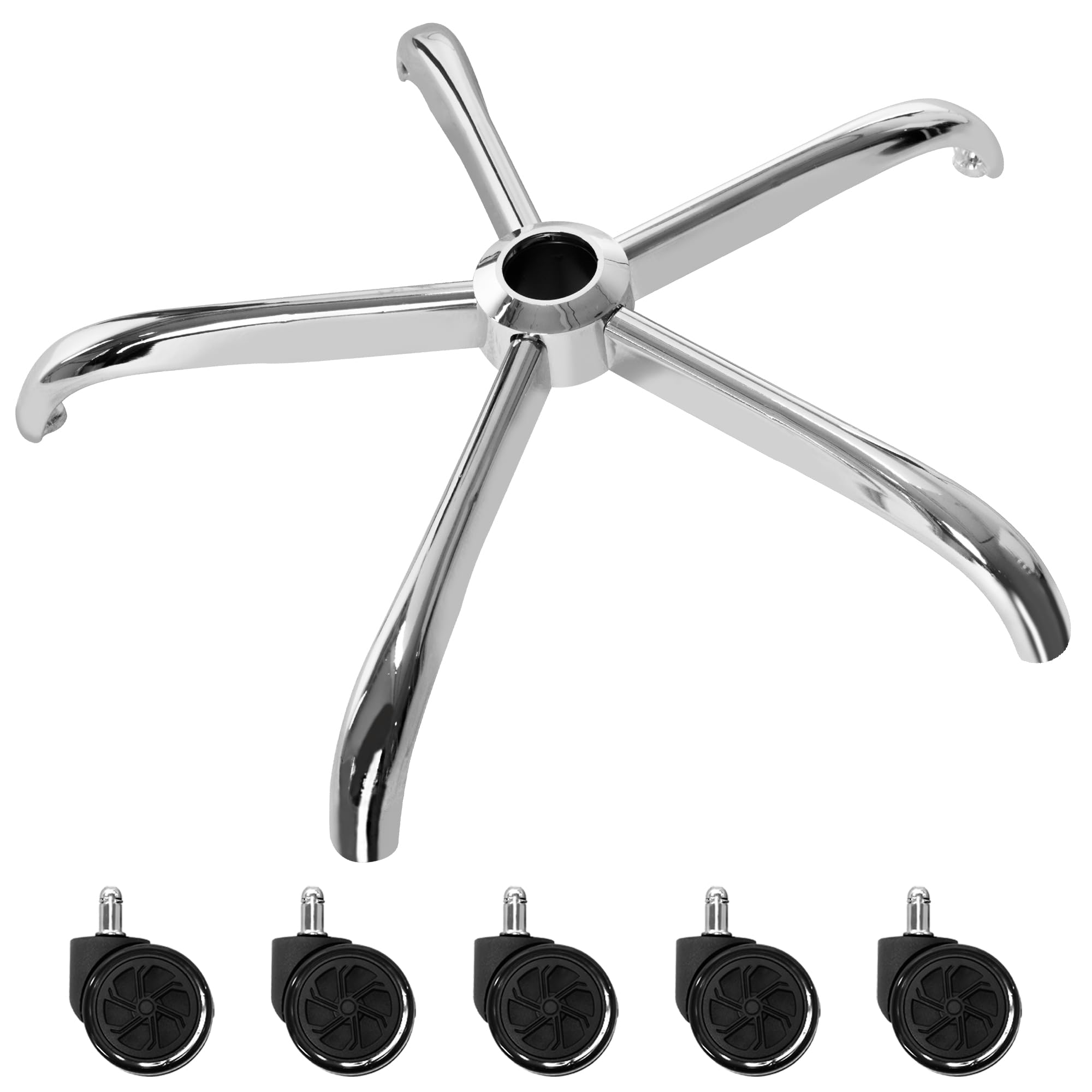 Universal Office Chair Base 005 Velvet Fabric 360 Swivel Home Office