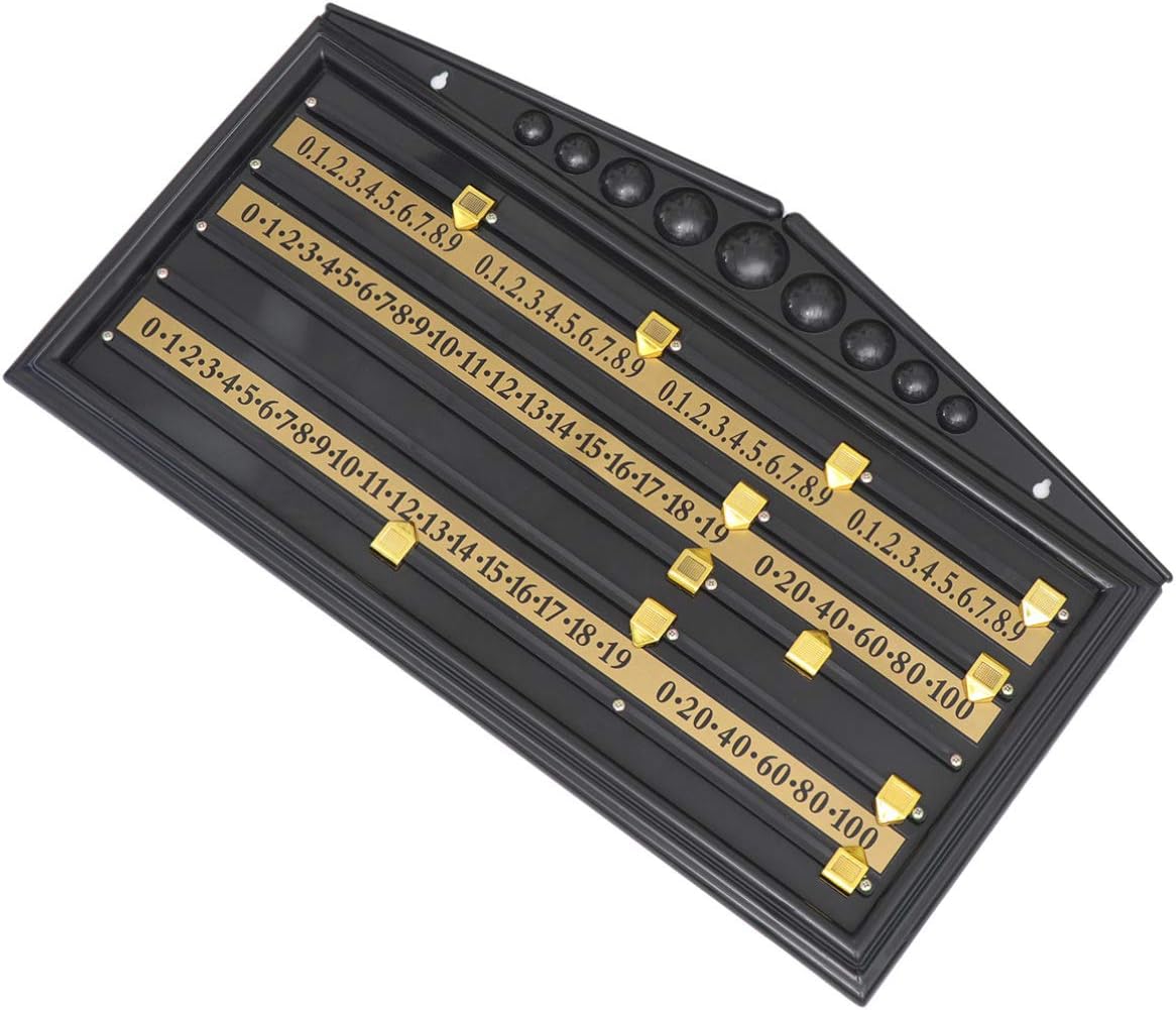 IMIKEYA Shuffleboard Billiard Pool Scoreboards Wall Hanging Plaque ...
