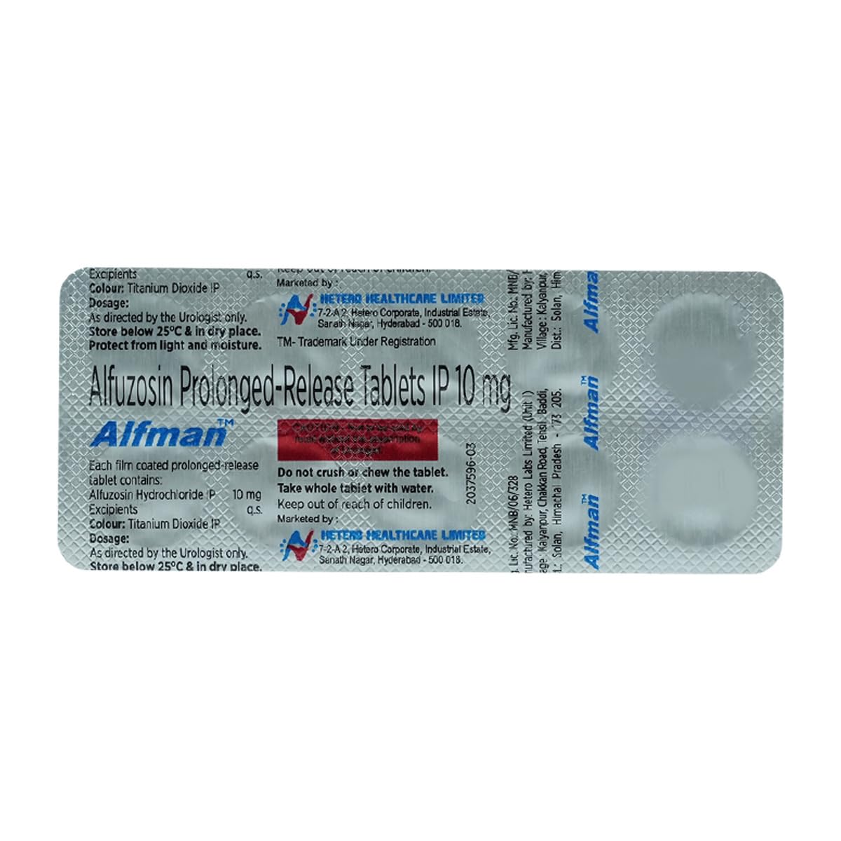 Alfman 10mg - Strip of 10 Tablets : Amazon.in: Health & Personal Care