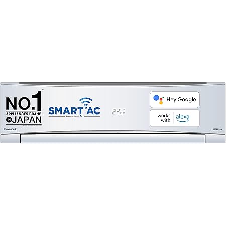 Panasonic 1.5 Ton 5 Star Wi-Fi Inverter Smart Split AC (Copper ...