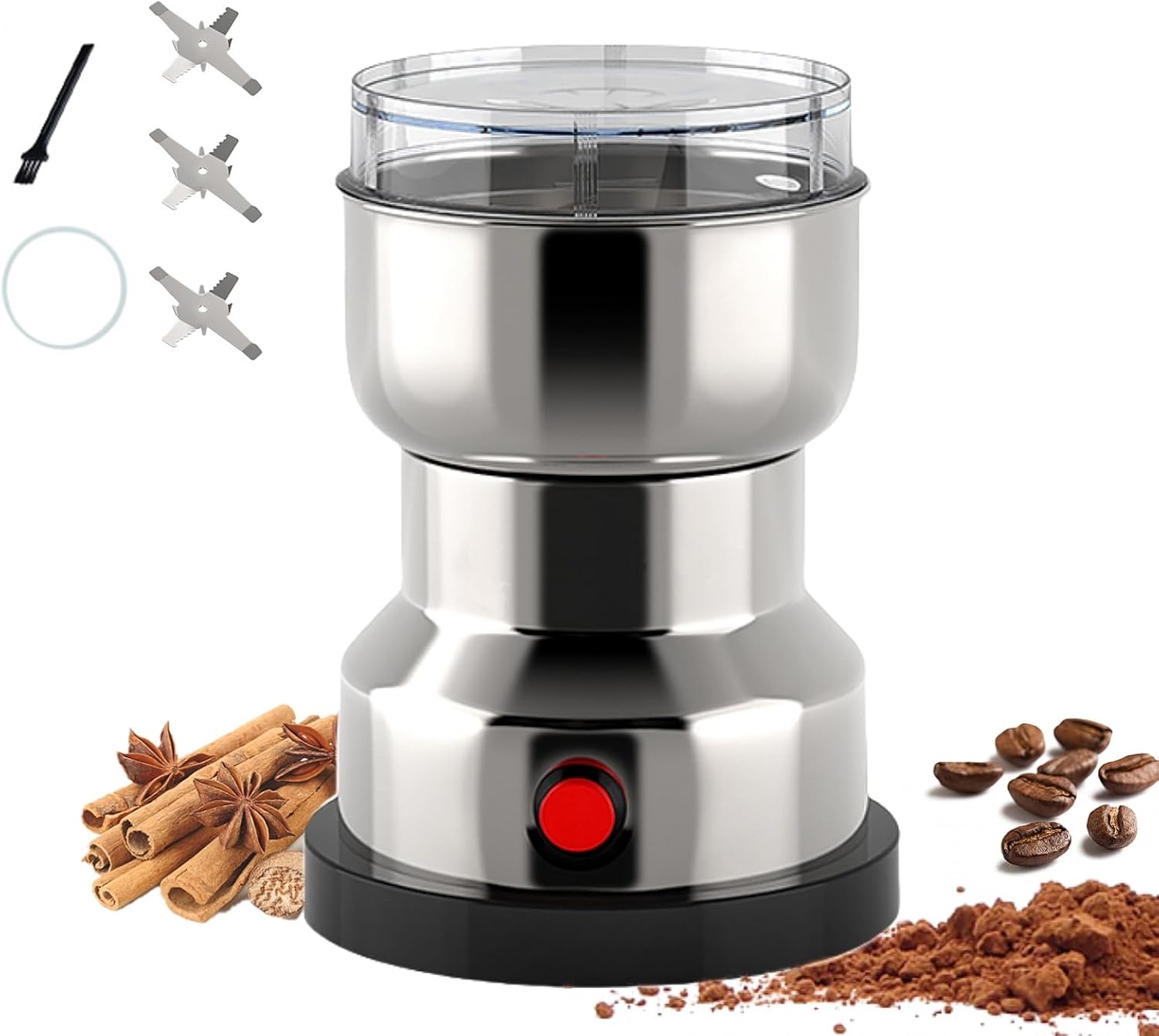 Amazon.com: Electric Coffee Grinder & Spice Grinder for Fine Powder ...