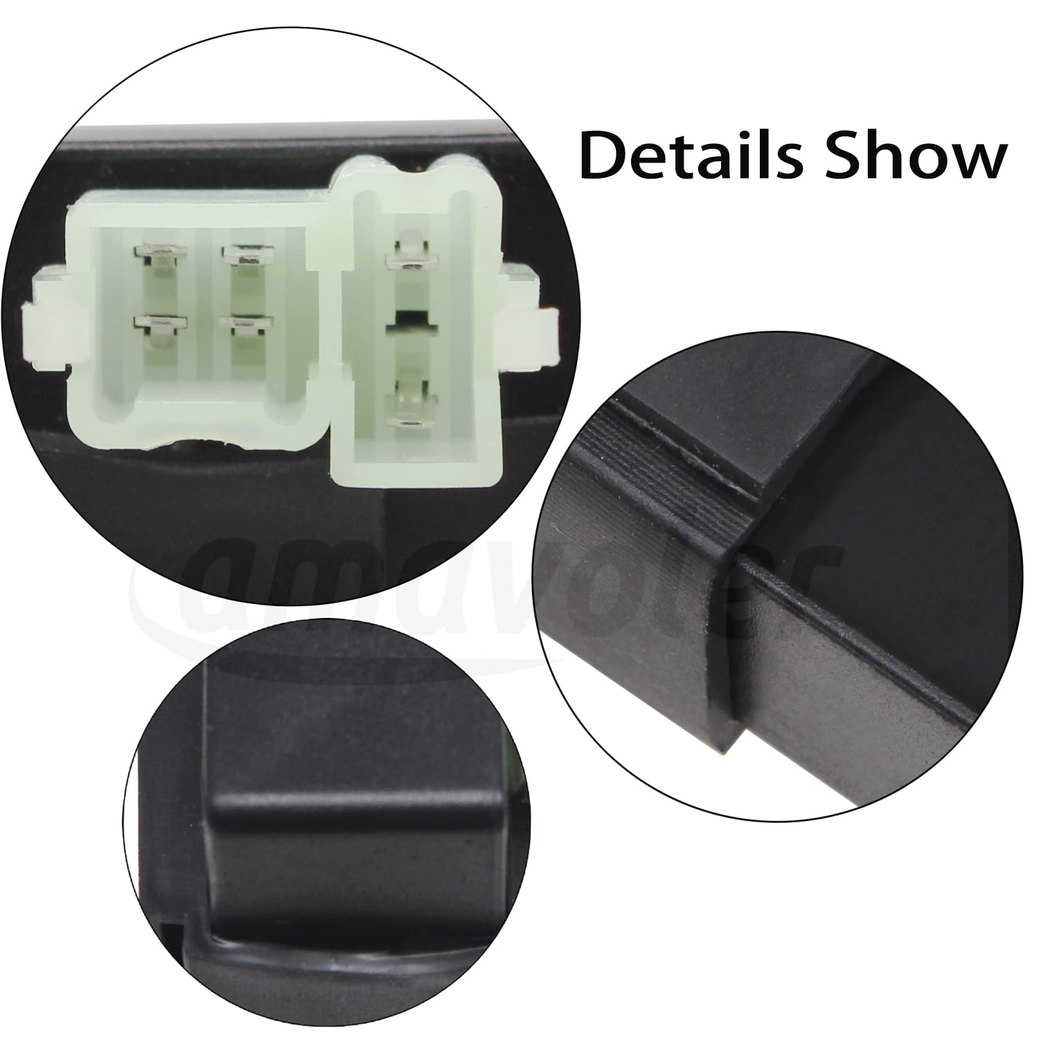 CG 250cc CDI Ignition 6 Pin AC CDI Box For CG 125cc-250cc Pit Bikes, Dirt Bikes, Go Karts ...