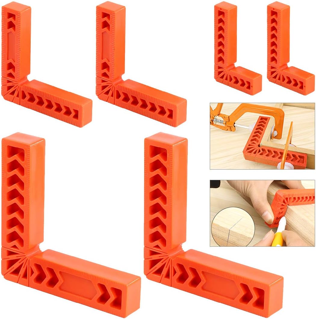 Deadwood Crafted Tools 3D Wood Corner Clamp Kit, 8pc - 4in Steel 90 ...