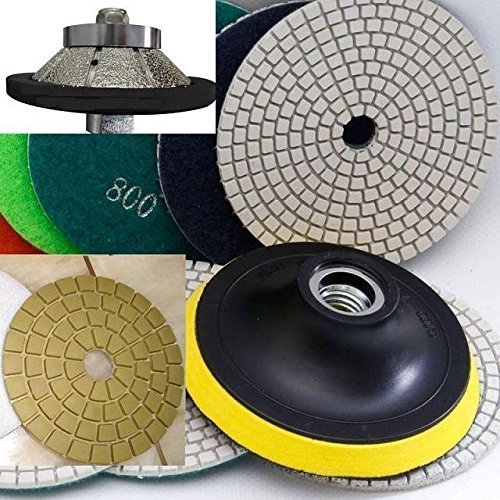 1/2" E-Shape Diamond Bevel Bullnose / 45 Degree E13 Router Bit Granite ...