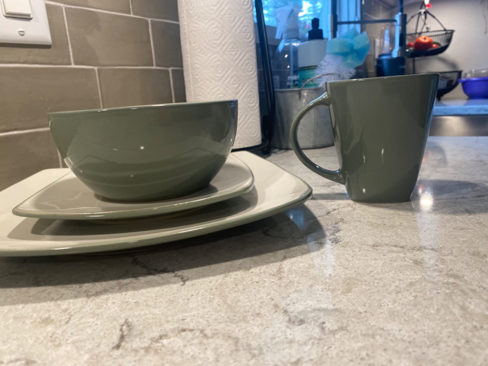 Stoneware Dinnerware Set Plates Only Soho Lounge 16 Piece Dinnerware ...