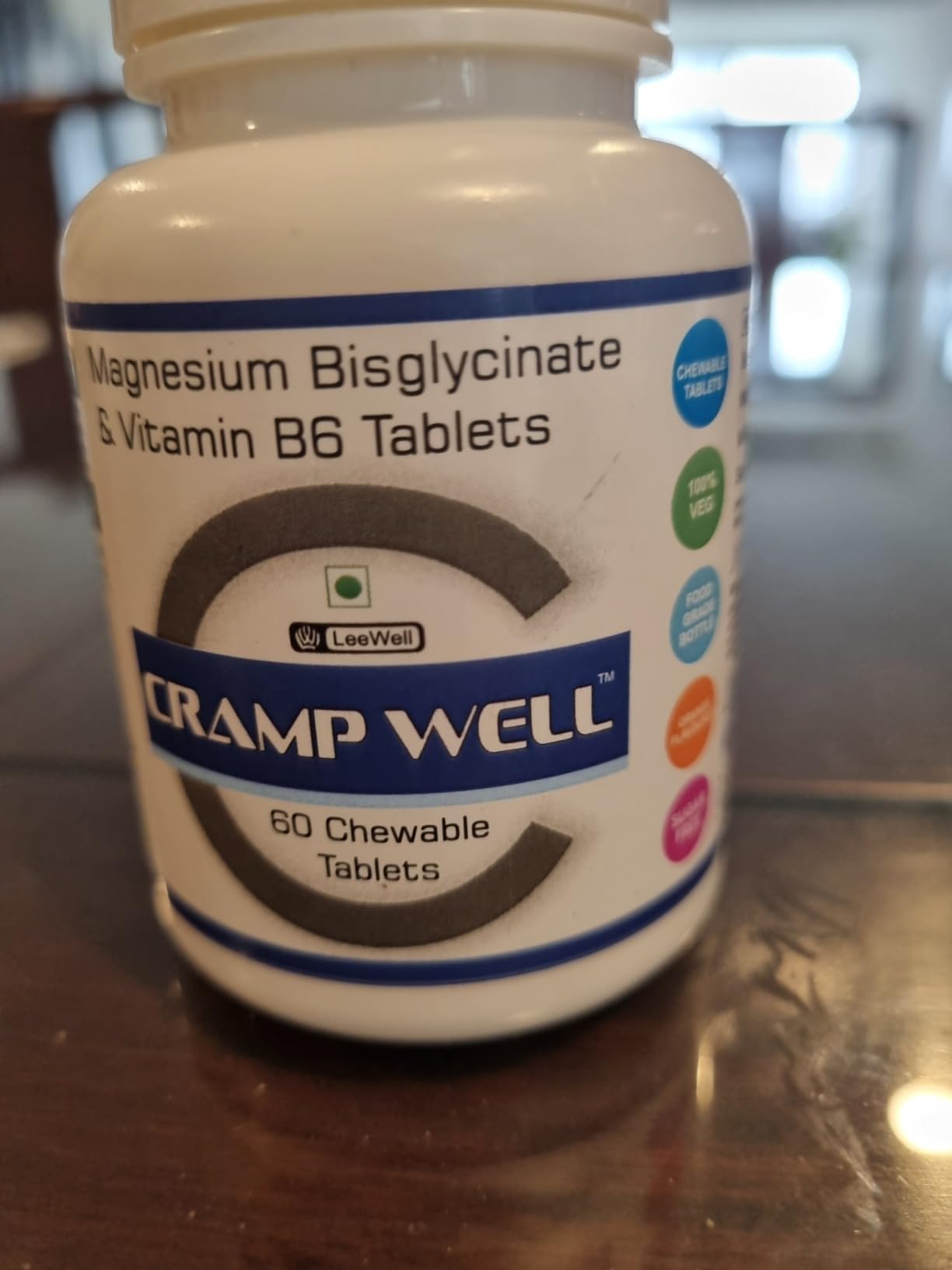Cramp Well High Absorption Chelated Magnesium Bis glycinate Supplement ...