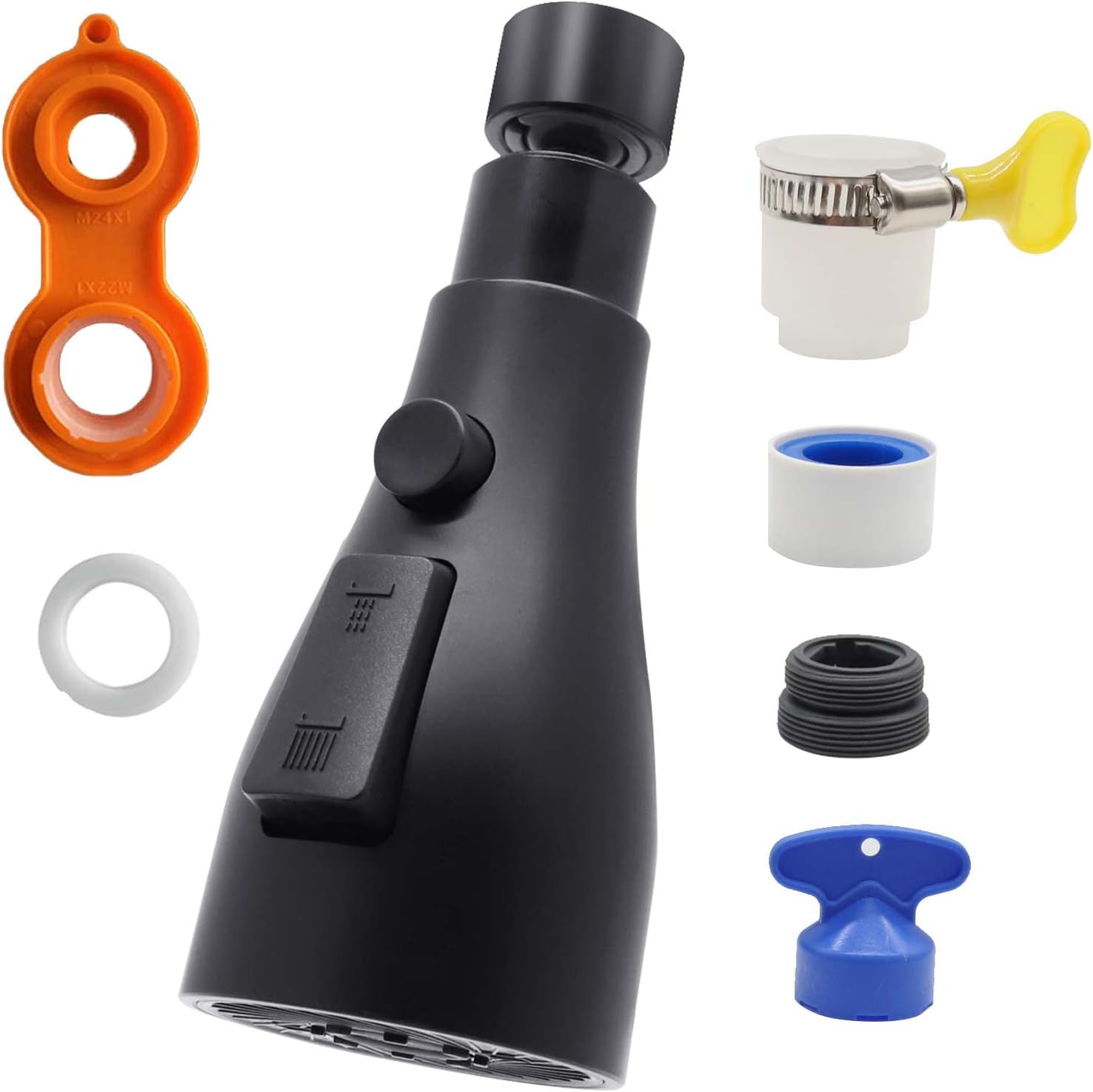 RUIZHI Kitchen Tap Spray Head 360°Swivel Spout FM22/M24 with 3 Modes ...