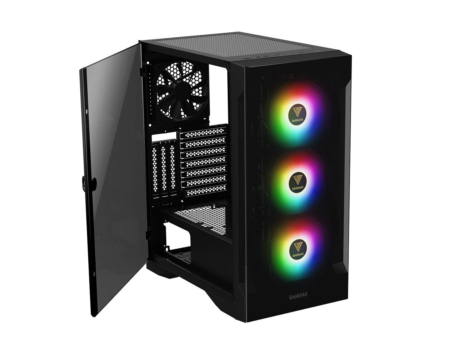 Buy Zeus GAMDIAS ATX Mid Tower Gaming Case with 3 x 120mm ARGB Computer ...